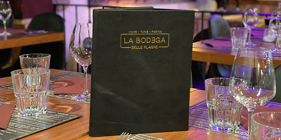 La BODEGA à la Plagne vous ouvre ses portes - carte de Bar ...
