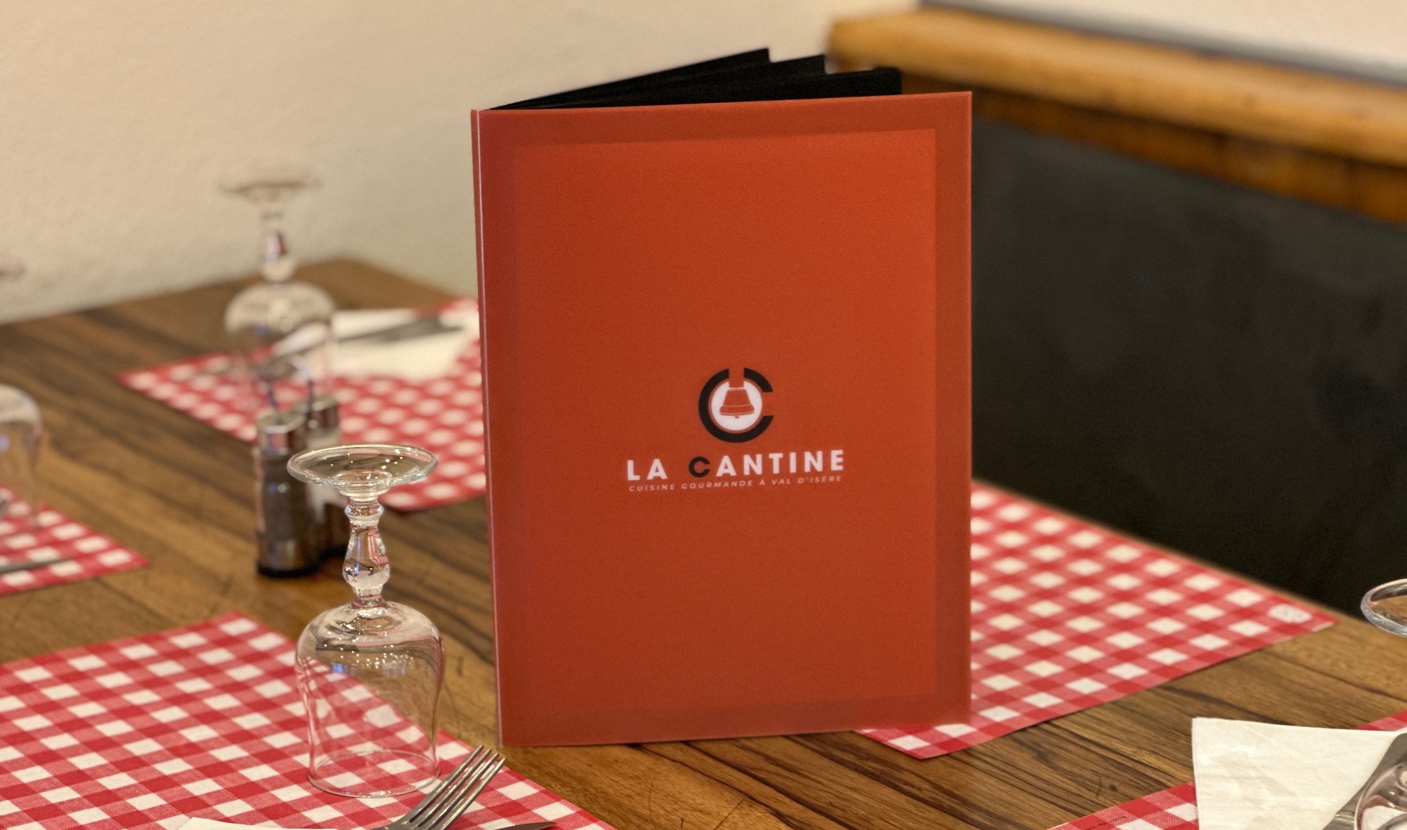 Ma Cantine à Val D'Isère / carte de restaurant personnalisée en région ...